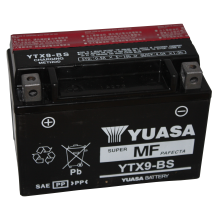 Batterie moto Yuasa YTX9-BS Etanche 12V / 8Ah