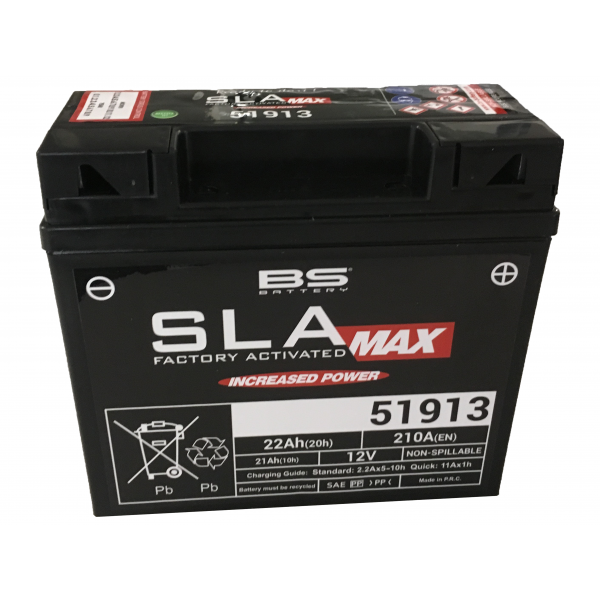 Batterie moto BS 51913 SLA MAX / GEL 12V / 21Ah
