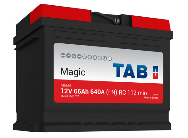 Batterie de démarrage TAB Magic Car L2 M66H 12V 66Ah 650A